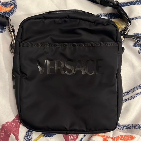 Bags | Mens Versace Bag Comes With Original Box And Duffel Bag | Poshmark